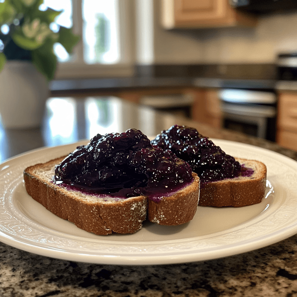Homemade Blueberry Jam - easyflavorhaven.com