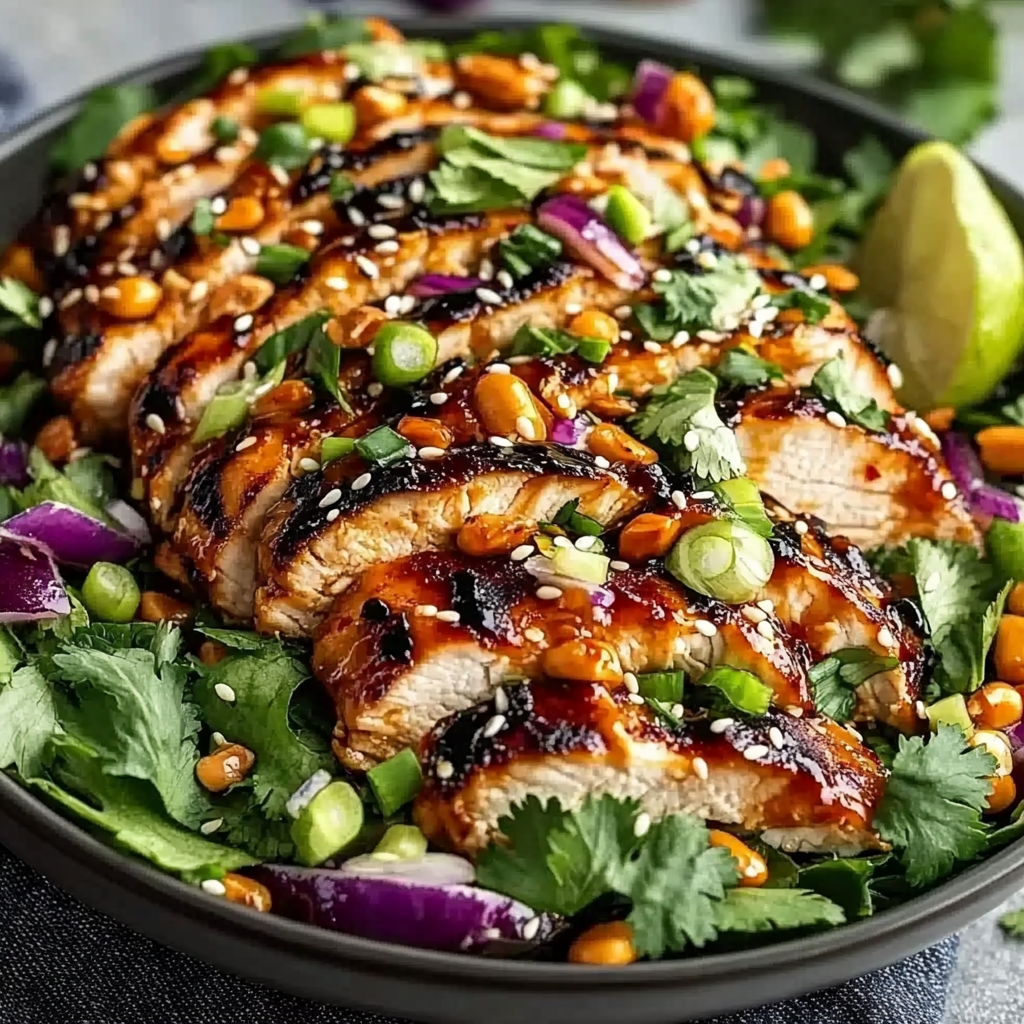 Crunchy Asian Sesame Chicken Salad