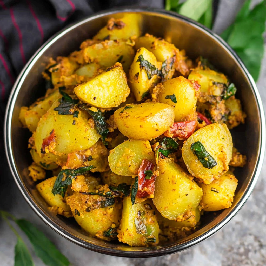 Aloo Masala (Spicy Potatoes) - easyflavorhaven.com