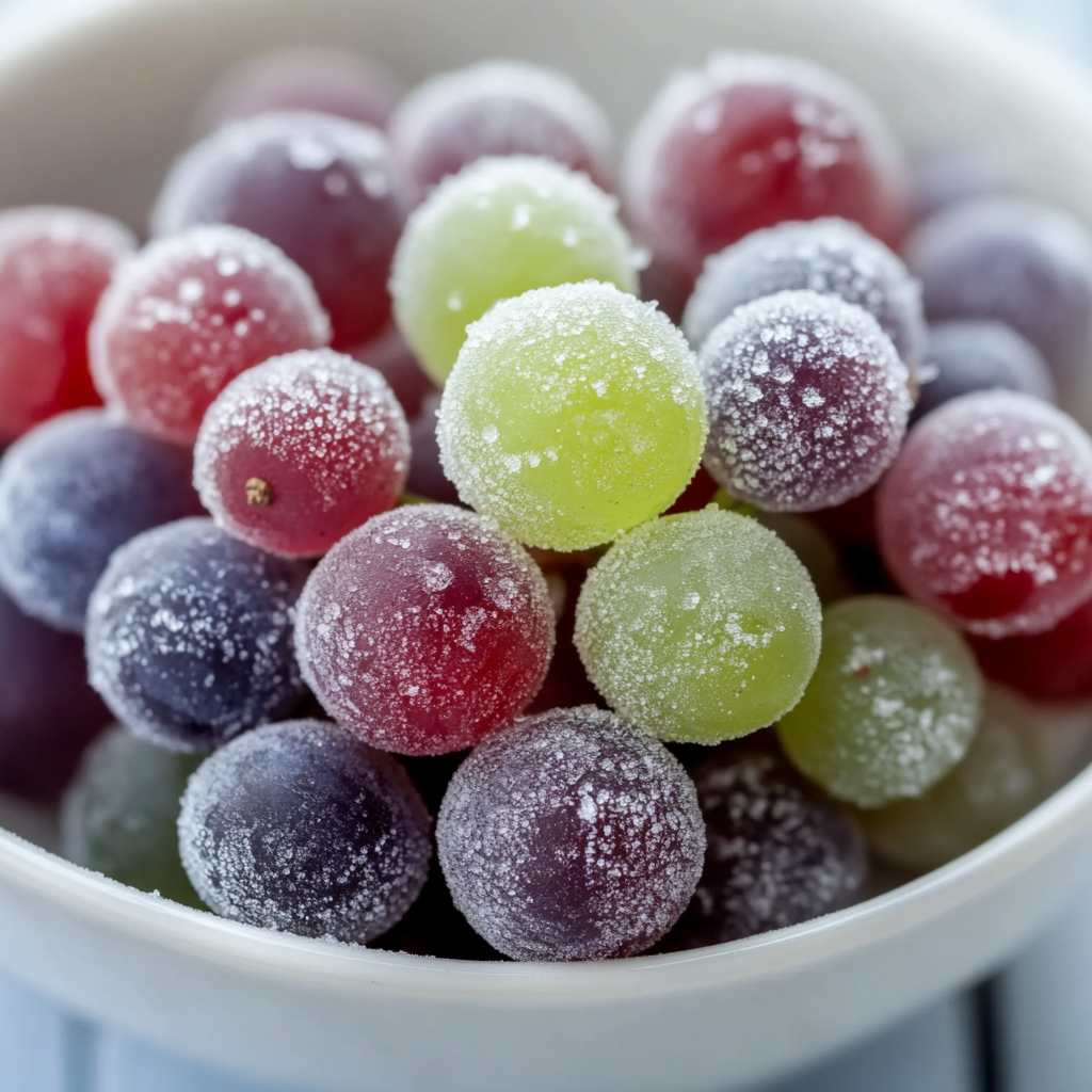 Frozen Grapes - easyflavorhaven.com