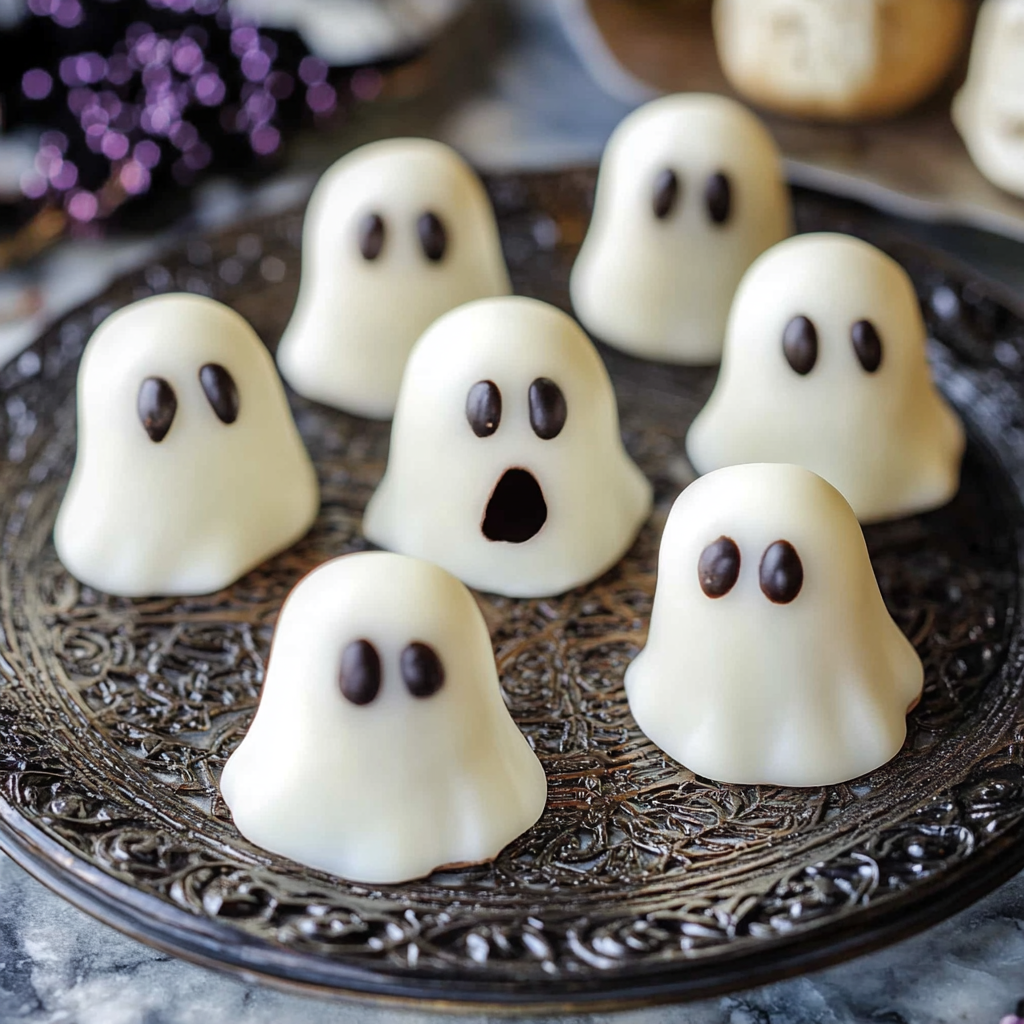 Ghost OREO Ball Truffles - easyflavorhaven.com